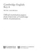 Cambridge key english test 6